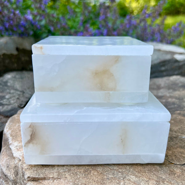 Alabaster Boxes Set – DOVECOTE | Artistry at Home